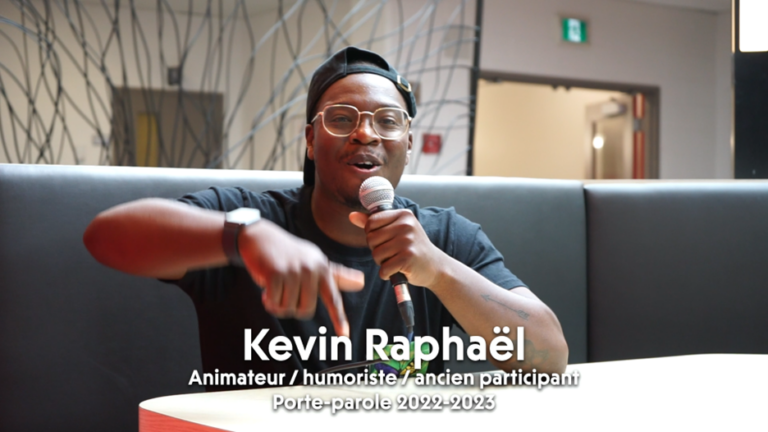 L’animateur et humoriste Kevin Raphaël, porte-parole de Secondaire en ...
